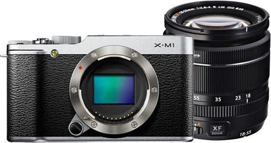 Fujifilm X-M1 + 18-55mm - Systeemcamera - Zilver | bol.com
