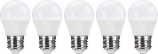 5 Pack Xqlite Xq13187 Led Lamp Mini Globe E27 5 5w Warm Wit