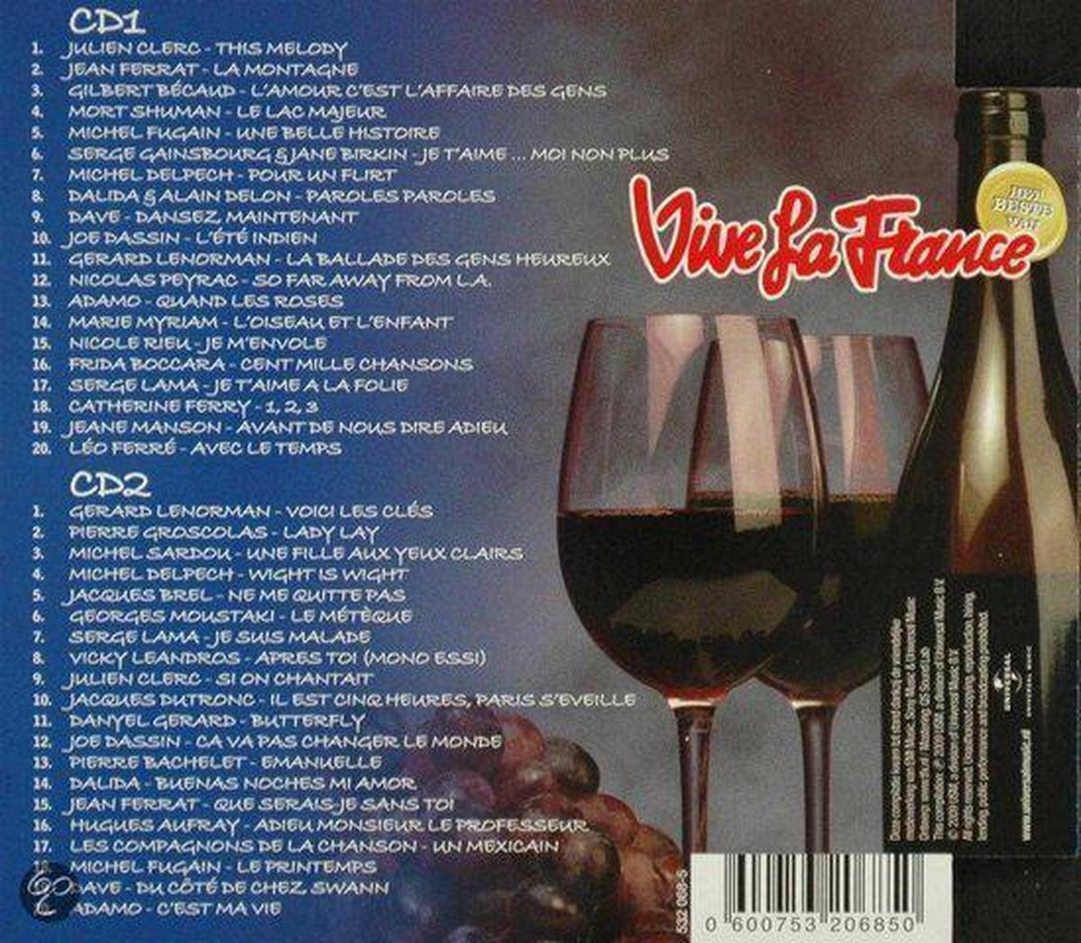 Het Beste Van Vive La France, various artists | CD (album) | Muziek | bol