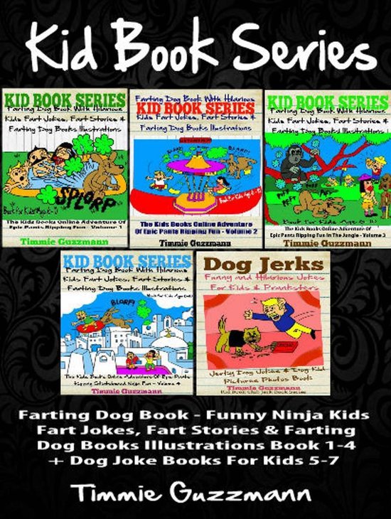 Kid Book Series: Farting Dog Book - Funny Ninja Kids Fart Jokes, Fart ...