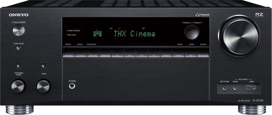 Onkyo TX-RZ740 AV Receiver Black | bol