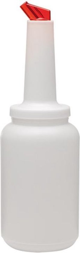 Doseer- en voorraadfles - oranje - 2l - Set van 2 stuks | bol.com