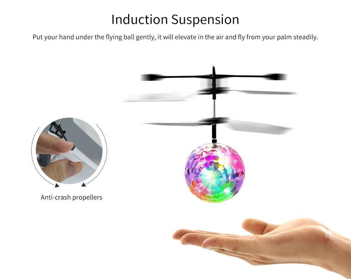 Heli ball - Helikopter Bal - Flash Ball - met LED Verlichting ...