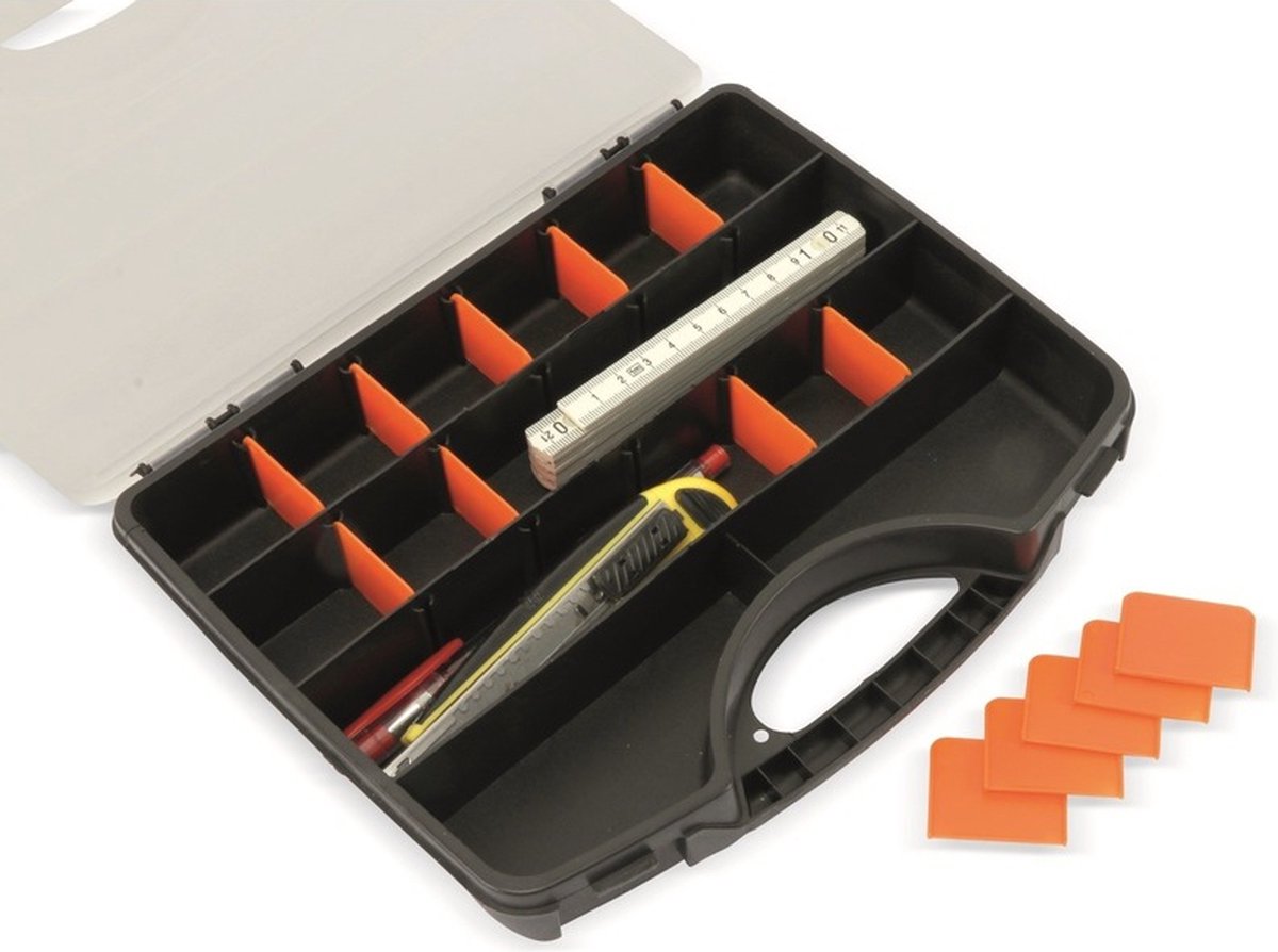 Opberg/sorteer box met 20 vakken 25 cm - Gereedsschapskist - Toolbox ...