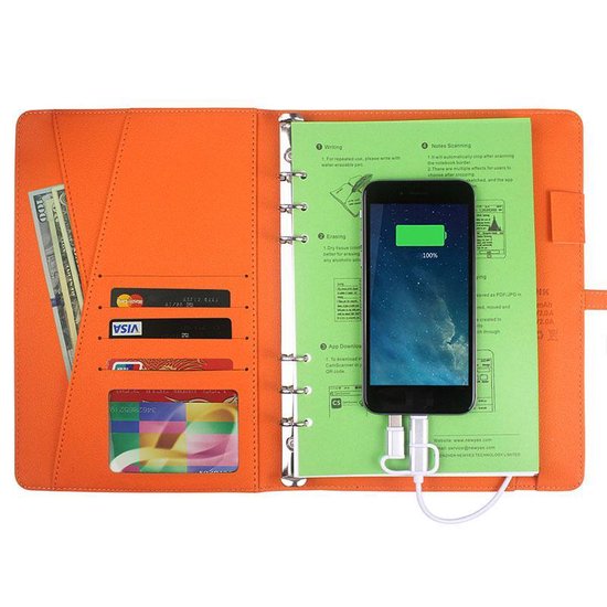 Notebook A5 - Notitieboek - Smart notebook - Met powerbank - Wireless ...