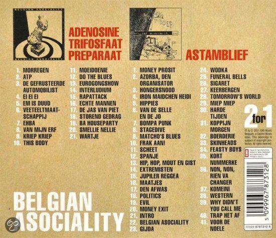 Adenosine/Astamblief, Belgian Asociality | CD (album) | Muziek | bol