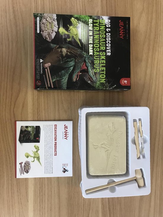 Dino opgraving - DIY speelgoed - Opgraven - Graaf en ontdek - Doe het zelf -... | bol.com