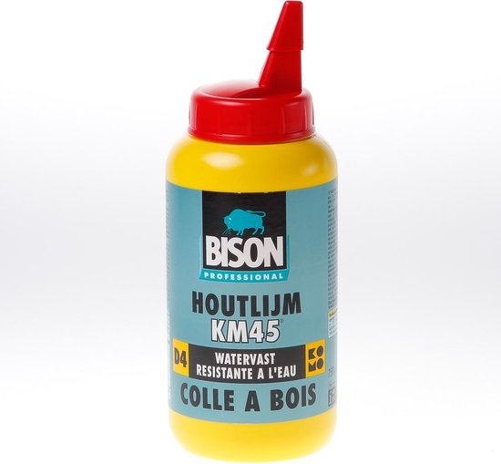 Bison Houtlijm watervast D4 1-component 750 gram | bol