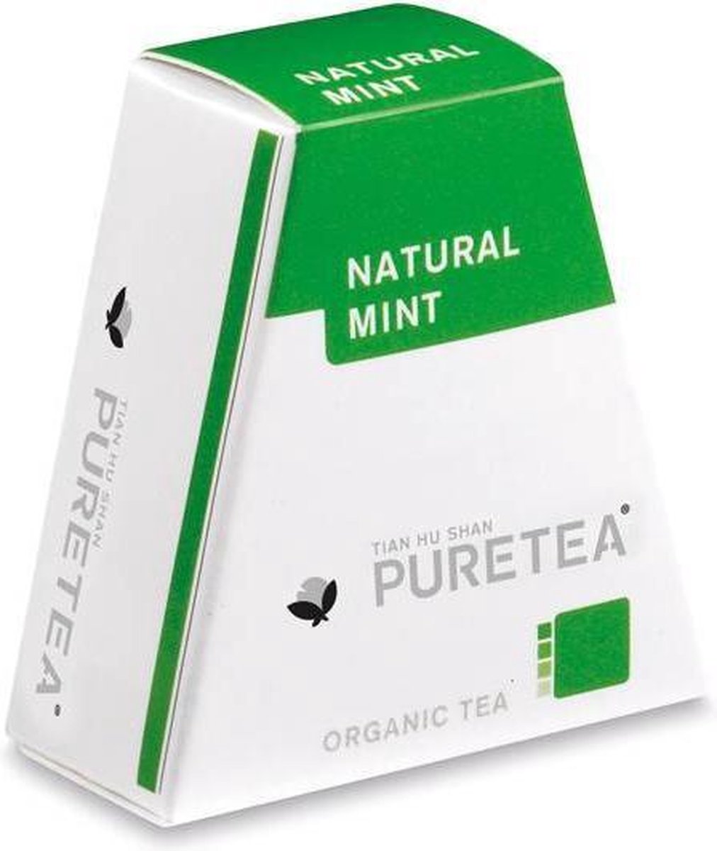 Pure Tea Natural Mint Biologische Thee - 2 x 18 stuks | bol