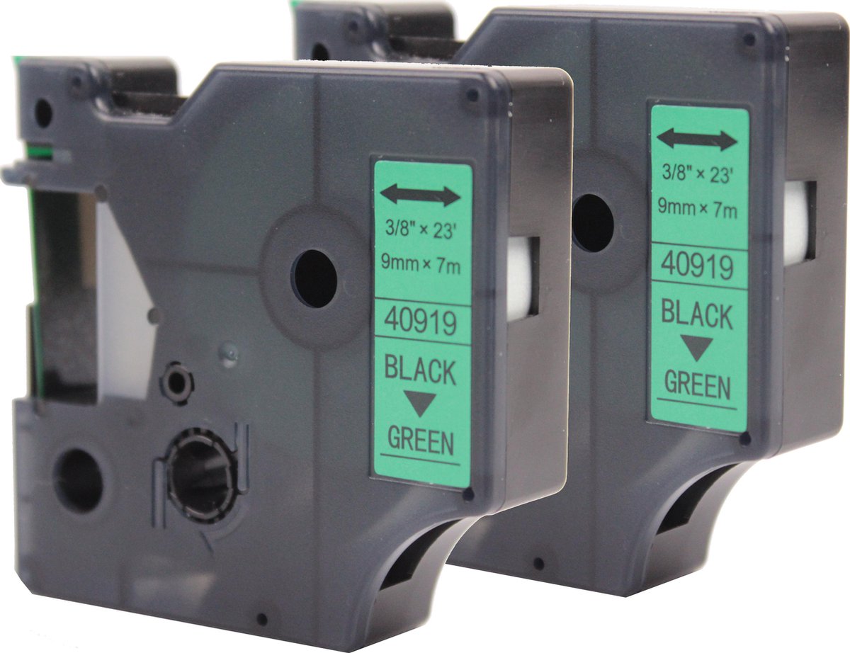 KATRIZ® huismerk label tape voor Dymo 40919 | LabelManager PNP ...