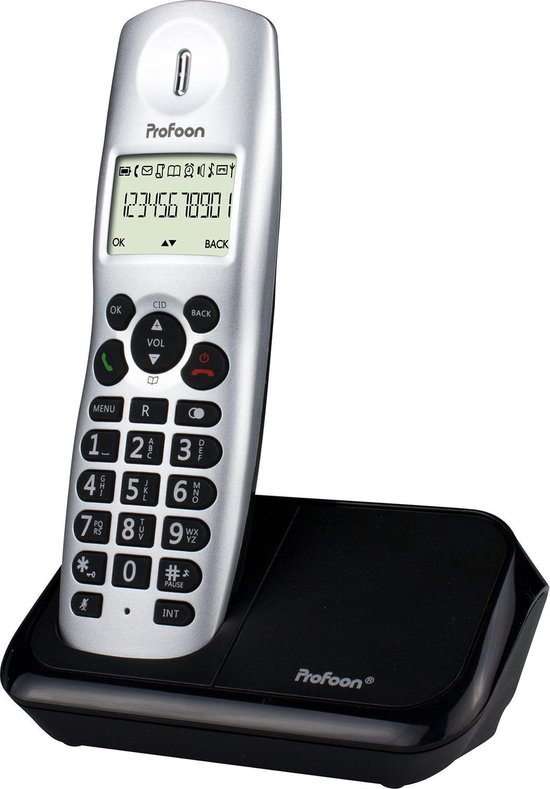 Profoon PDX-8320 - Duo DECT telefoon - Zilver | bol