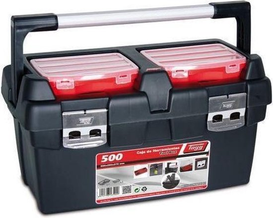 Tayg Gereedschapbox 500 – 3‑laags Toolbox – 50 × 30 × 27 cm – Stevig ...