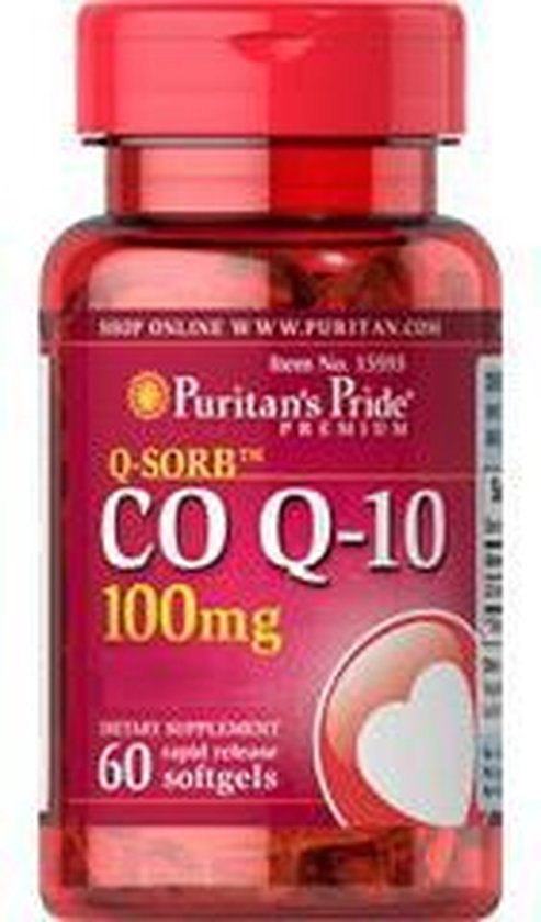Puritan's Pride Q-SORB™ Co Q-10 100 mg - 30 softgels | bol