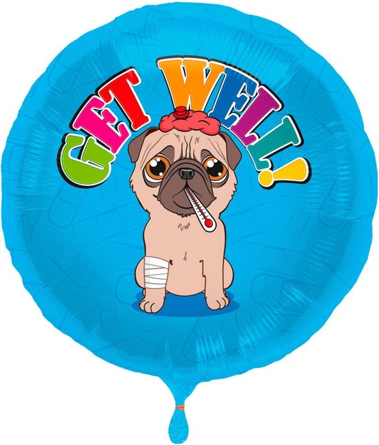 Beterschap Get Well Folieballon - 45cm | bol