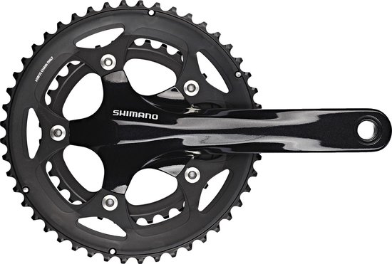 Shimano FC-R460 Crankset Road 2x10-speed, 48-34 tanden, black ...