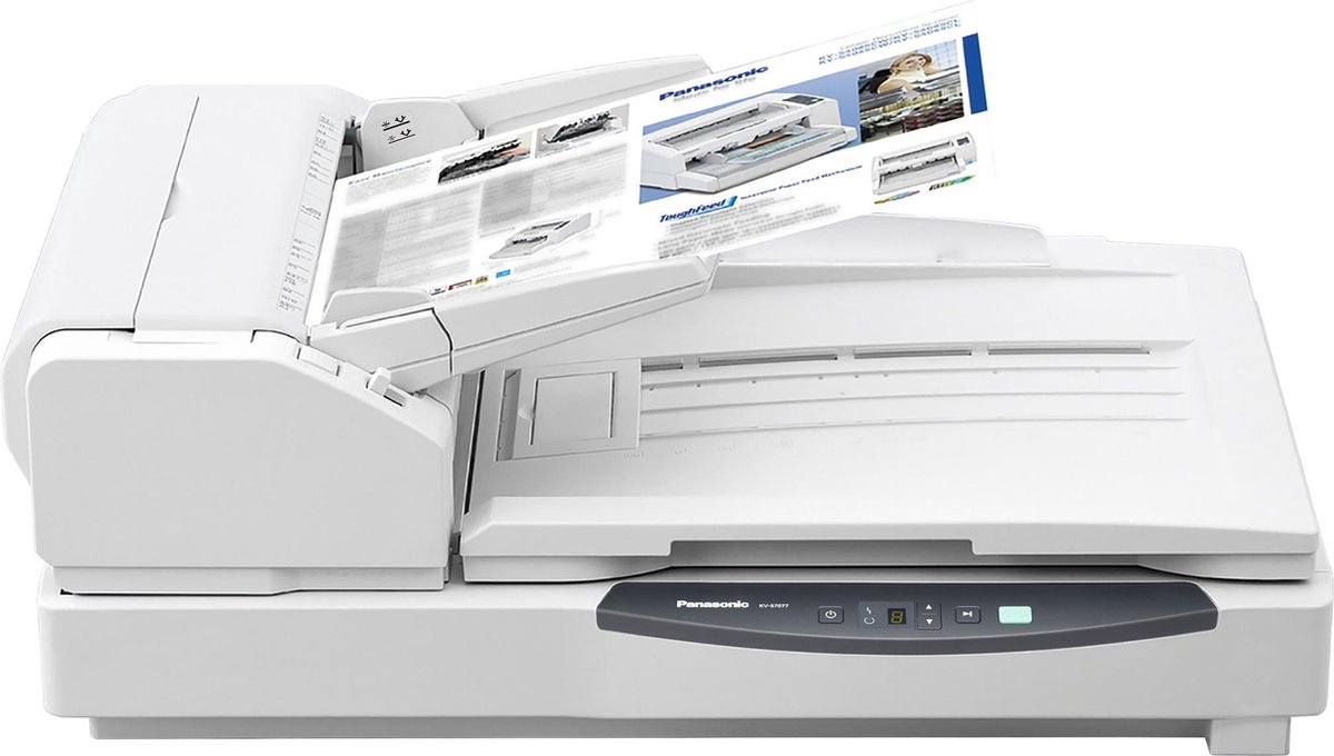 Panasonic KV-S7077 Flatbed-/ADF-scanner 600 x 1200 DPI A3 Wit | bol.com