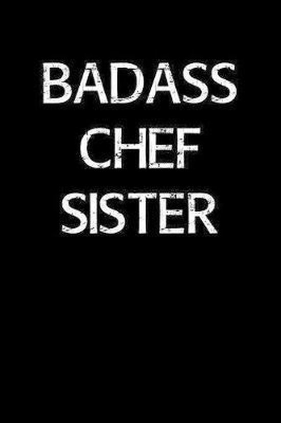 Badass Chef Sister, Standard Booklets | 9781079312058 | Boeken | bol.com