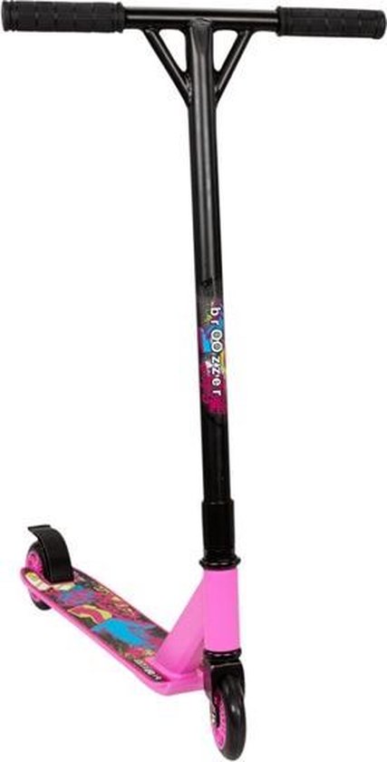 Broozzer Stunt Scooter Graffiti Neon Roze - Step | bol.com