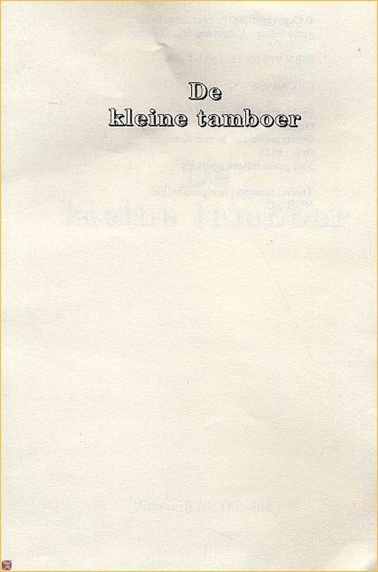 De kleine tamboer, Ad van Gils | 9789052519111 | Boeken | bol.com