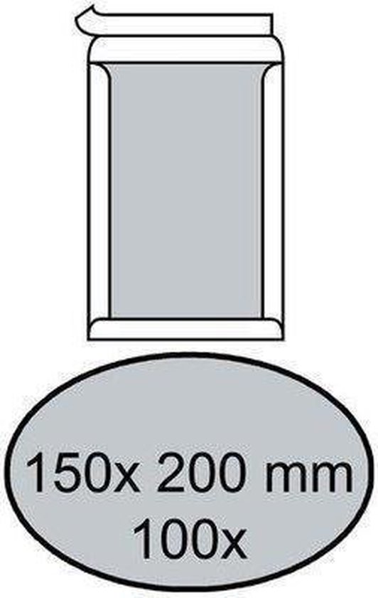 Bordrug Envelop 150x200mm Huismerk | bol.com