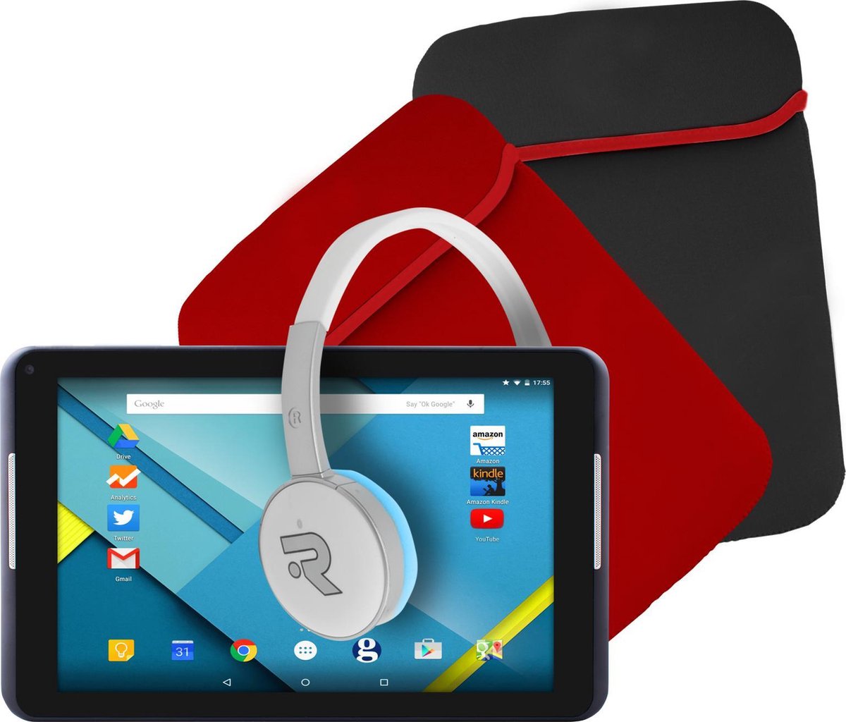 Point of View Tablet Bundel - 8" Android Tablet (Quad core, 1GB+16GB ...