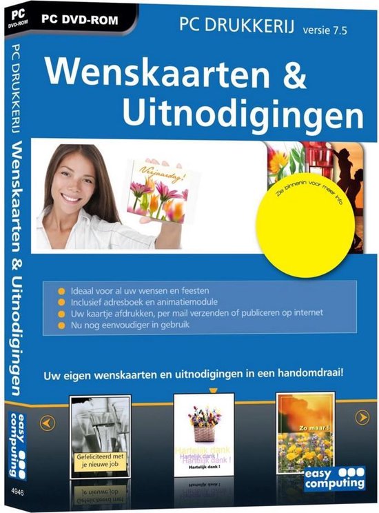 Easy Computing PC Drukkerij Wenskaarten 7.5 | bol