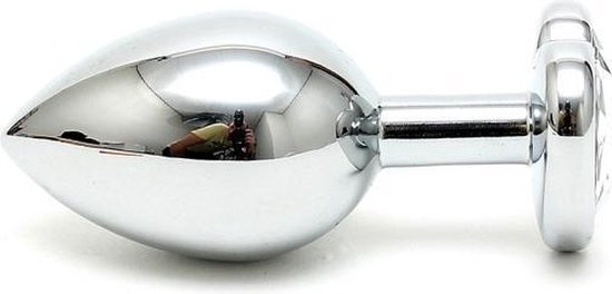 Rimba Bondage Play Butt plug SMALL met kristal in hartvorm - transparant | bol