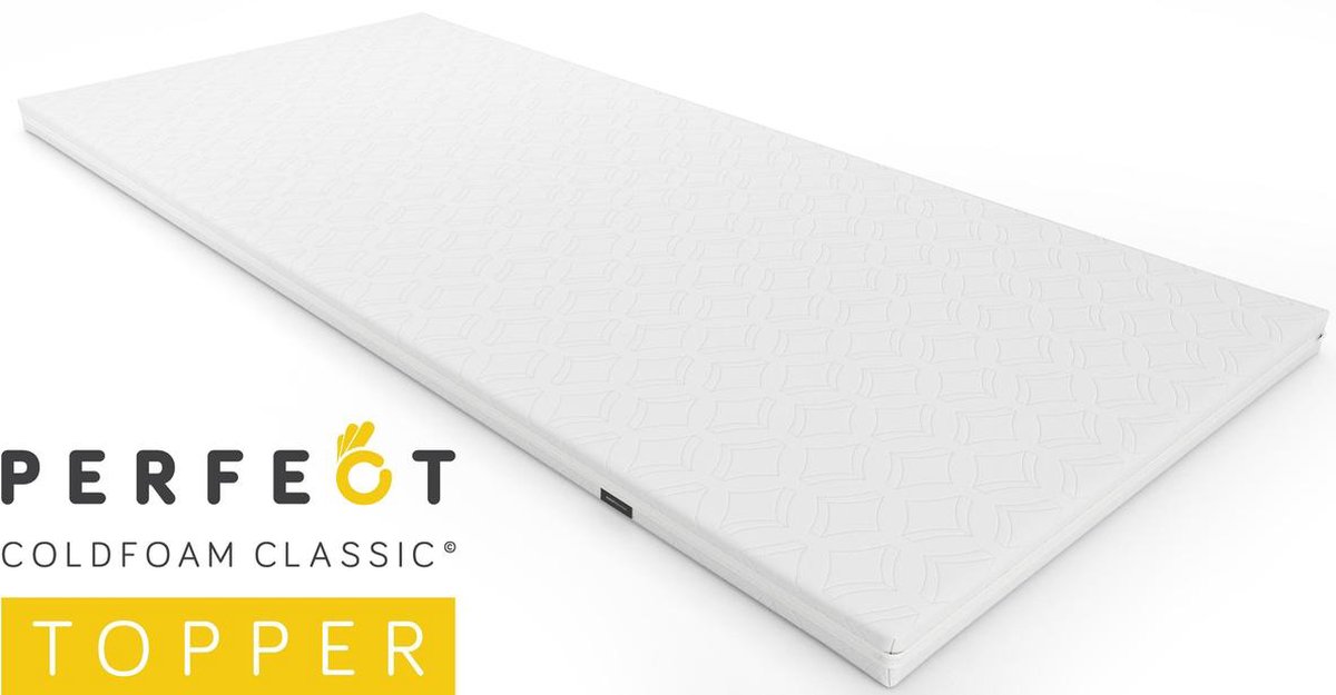 Koudschuim Topper 140x200 – Wasbare Tijk – Duurzaam Koud schuim ...
