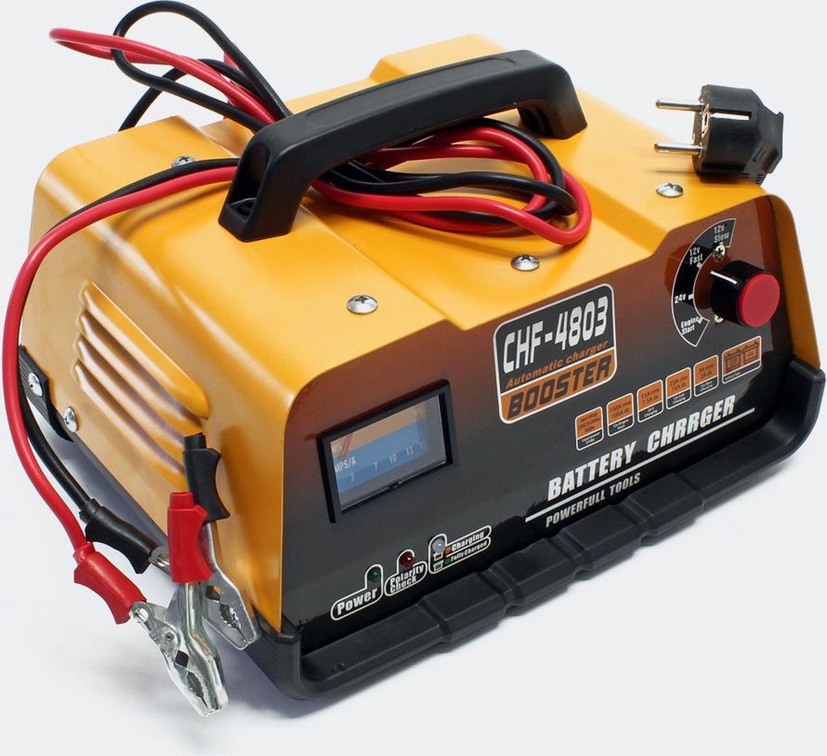 Auto acculader 12V / 24V Opstartondersteuning | bol