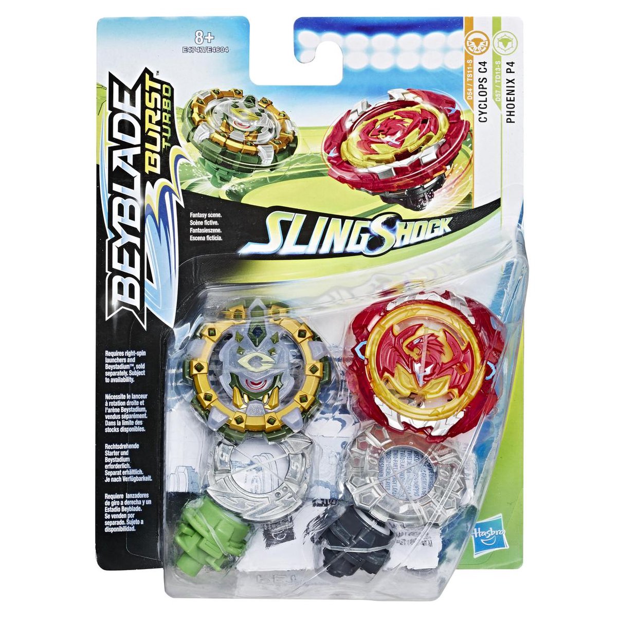 Beyblade Switch Strike Phoenix P4 And Cyclops C4 | bol.com