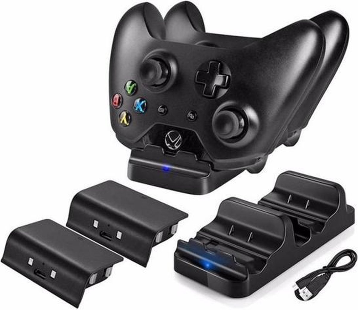 Dual Battery Pack Accu Controller Dock Charger Oplaad Station Xbox One ...