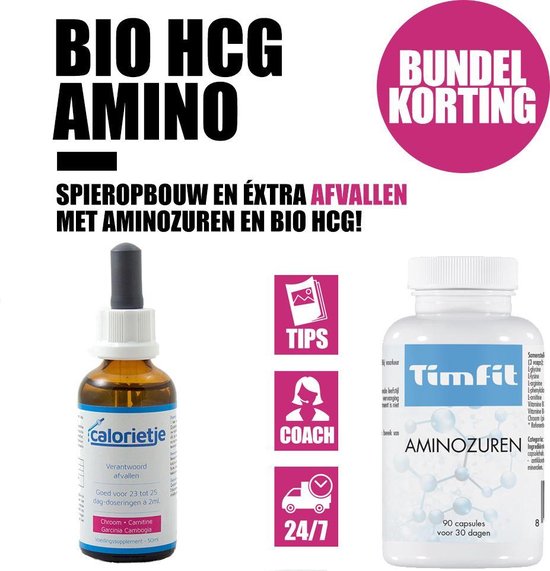 BIO HCG Druppels Goedkoop & TimFit Aminozuren | bol.com