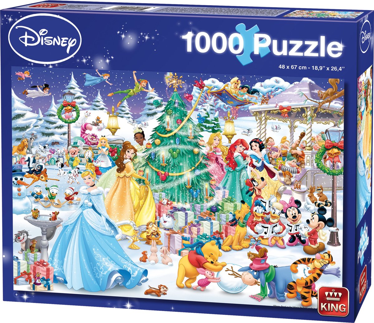 King Disney - Puzzel - Winter Wonderland - 1000 Stukjes - Multicolor | bol