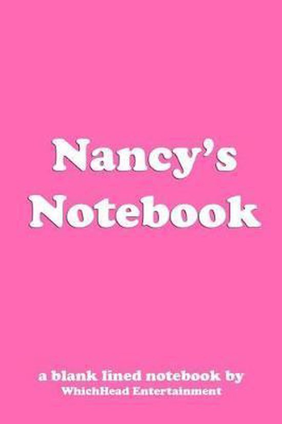 Nancy's Notebook, Whichhead Entertainment | 9781070522548 | Boeken | bol.com