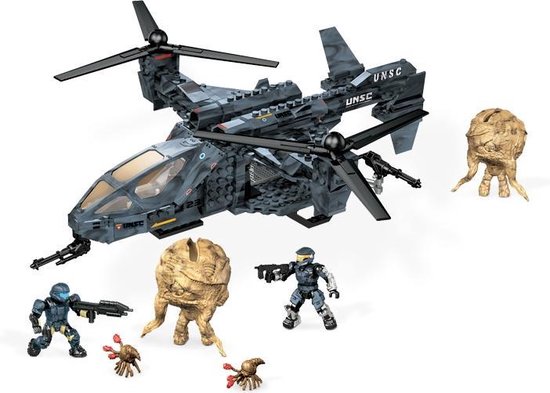 Mega Bloks - Halo Flood Hunters UNSC Falcon (Exclusieve set) - 97173 | bol