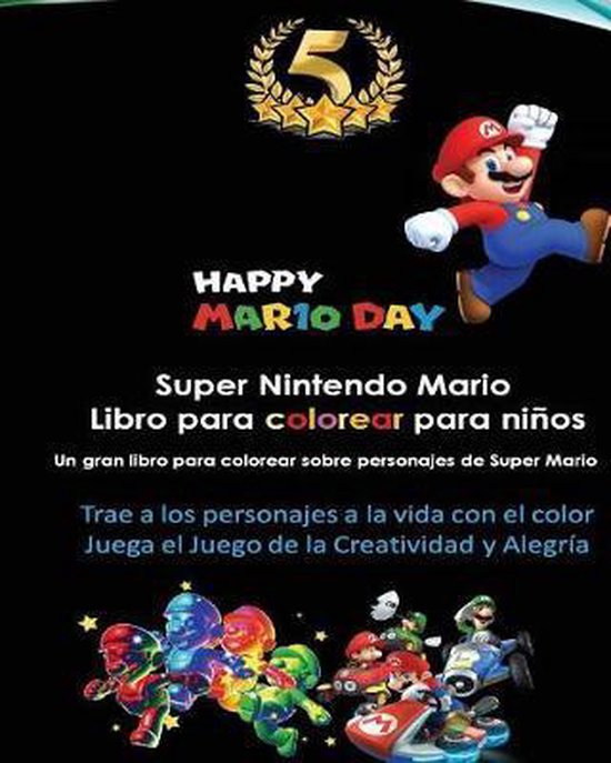 Super Nintendo Mario Libro Para Colorear Para Ni, Zack Scott Games ...