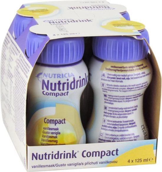 Nutridrink Compact, Vanille, 24 x 125ml | bol.com