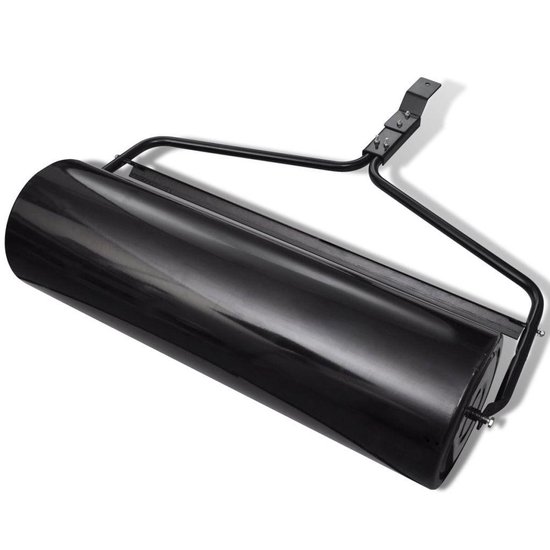 Tuinwals Gazonroller Zwart Hoogwaardig Ijzer 68L / Tuin wals / Gazon ...