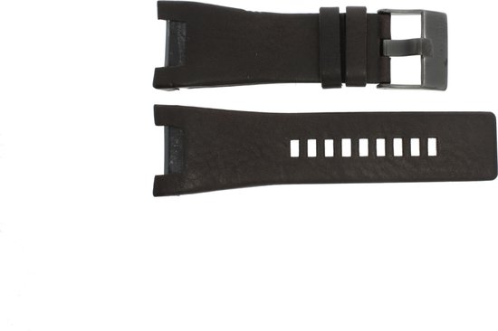 Horlogeband Diesel DZ1216 Leder Bruin 32mm | bol
