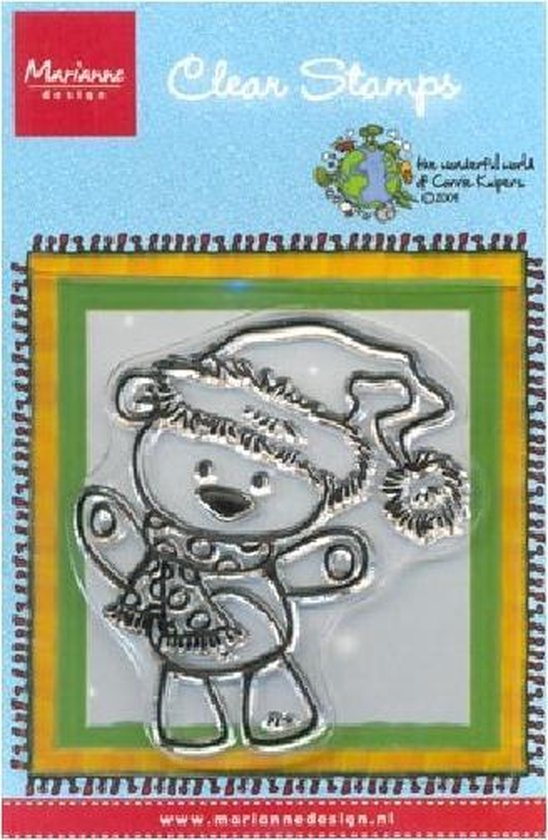 Marianne Design - Corrie Kuipers - Clearstamp - Beary Santa - CO9606 | bol