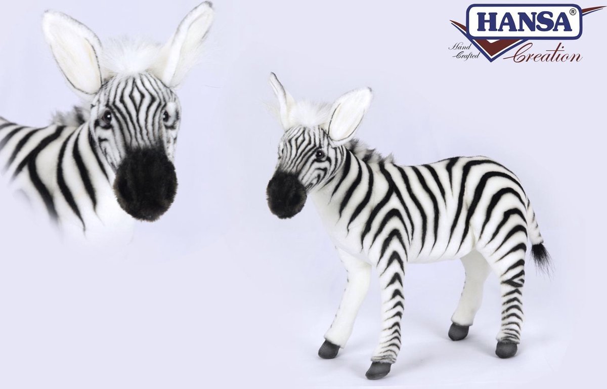 Zebra Knuffel, 41 cm, Hansa | bol.com