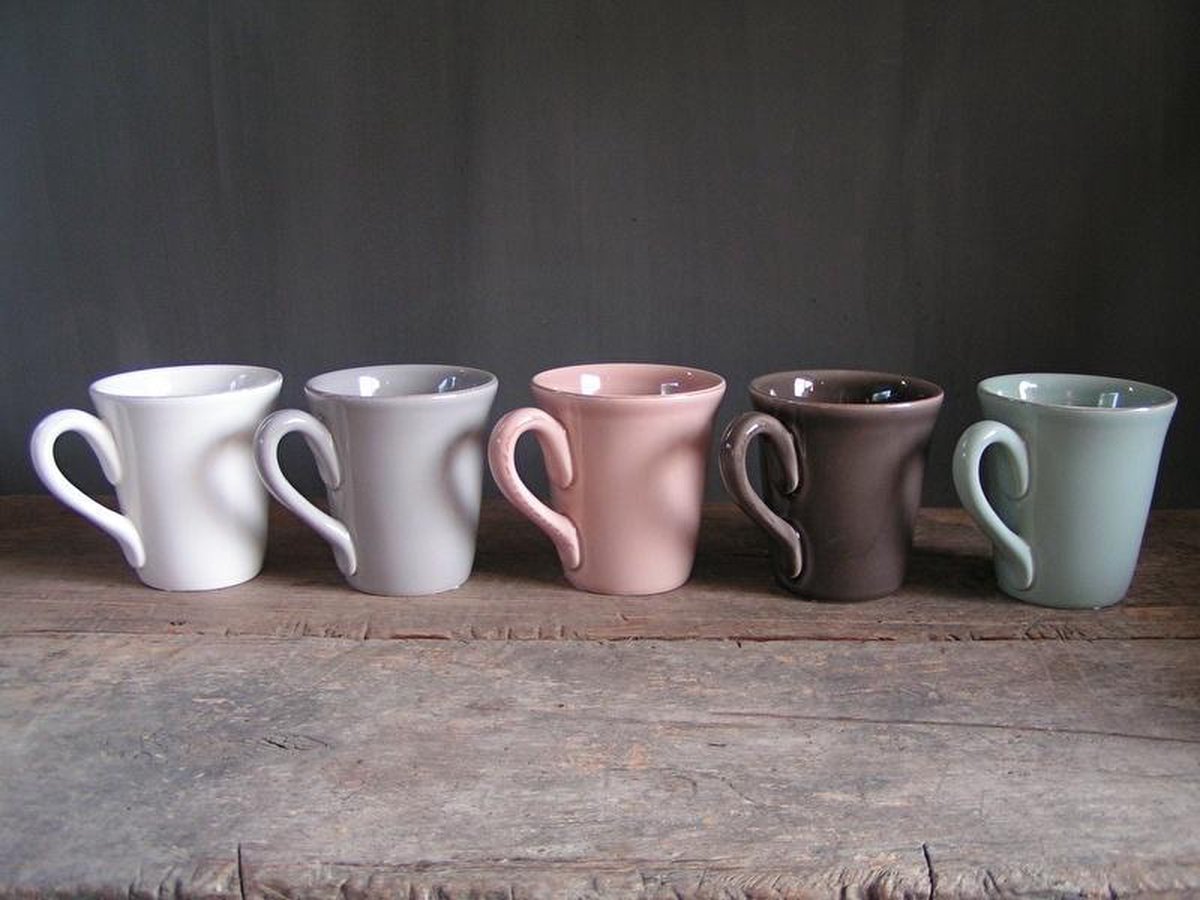 Coté Table Constance Americain mug (4 stuks) 25cl - WIT | bol.com