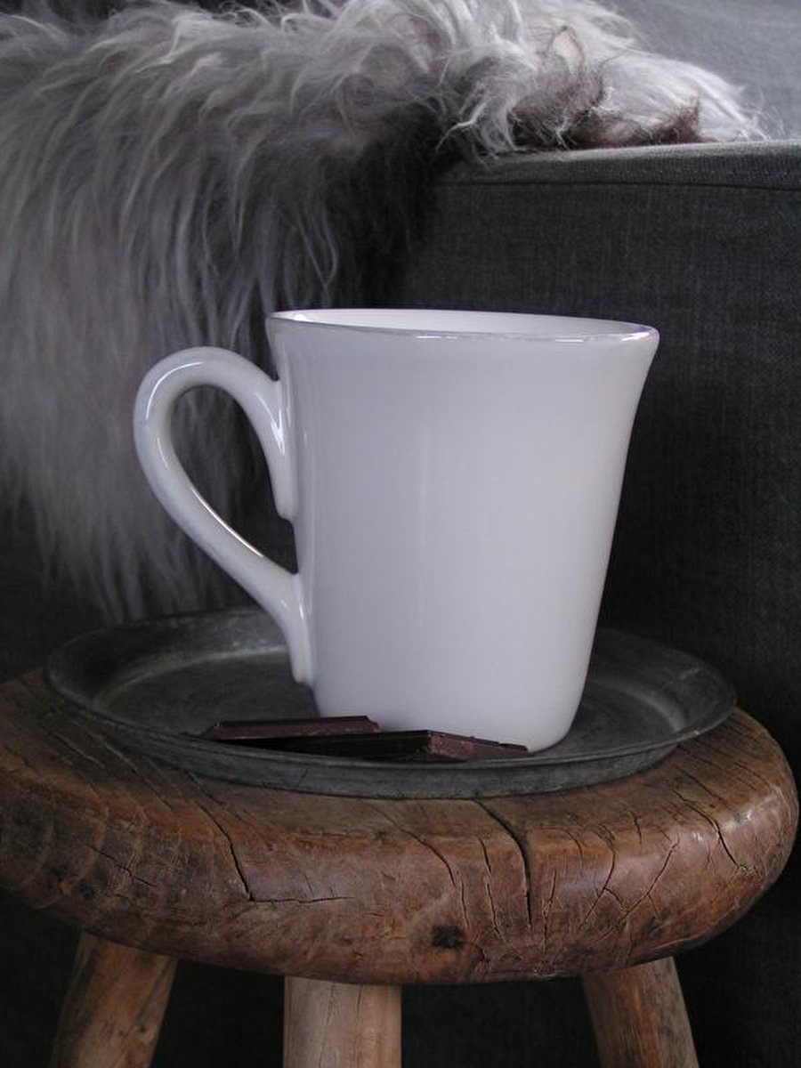 Coté Table Constance Americain mug (4 stuks) 25cl - WIT | bol.com