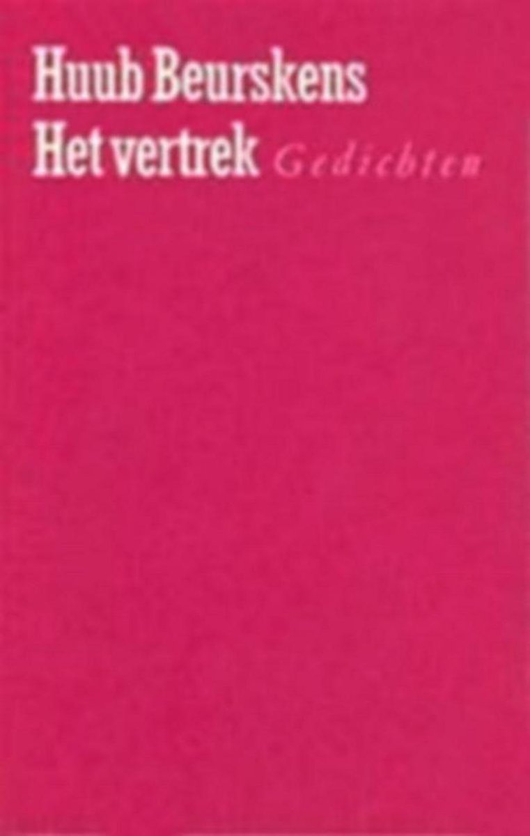Het vertrek, Huub Beurskens | 9789029017657 | Boeken | bol