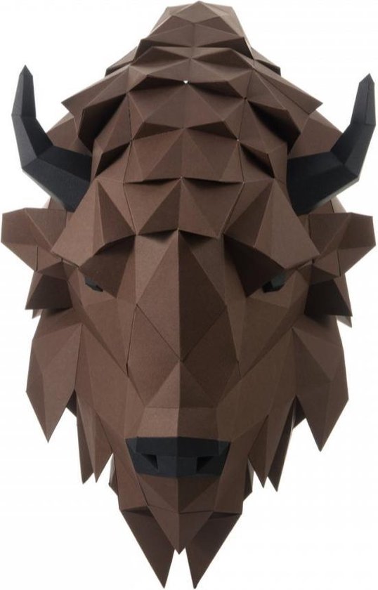 3D Papercraft Kit Bizon (bruin) | bol