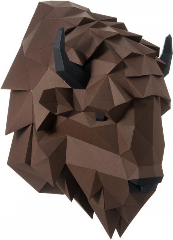 3D Papercraft Kit Bizon (bruin) | bol