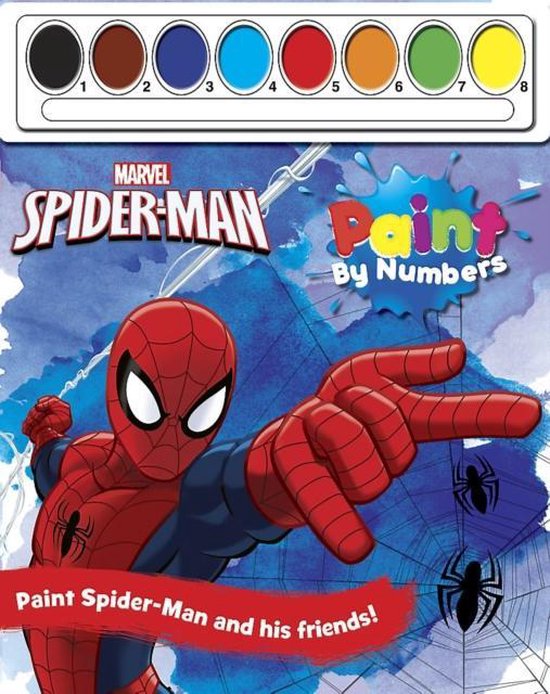 Marvel Spider-Man Paint by Numbers, Parragon | 9781472390561 | Boeken ...