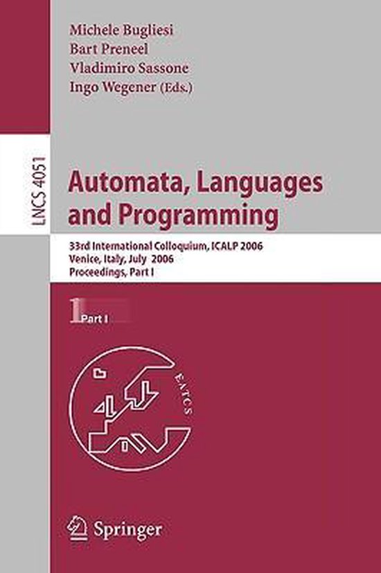 Automata, Languages and Programming | 9783540359043 | Boeken | bol.com