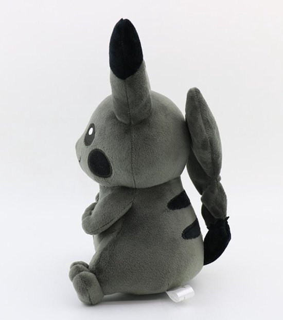 Pokémon Pikachu knuffel zwart 20 cm zittend | bol.com