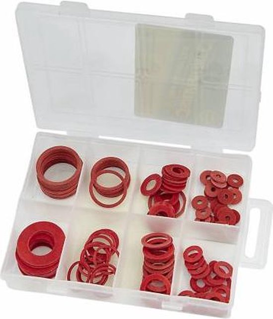 Silverline 110 Delig Kunstvezel sluitringen assortiment | bol.com